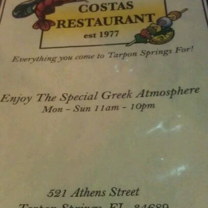 Costas Restaurant - 24 tips from 497 visitors