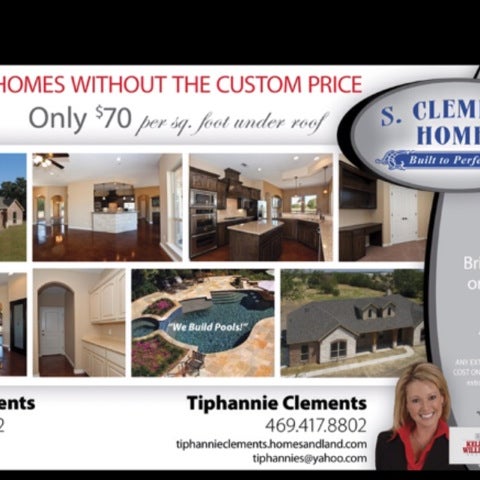 S. Clements Homes $70 Sq. Ft. Under Roof - Office