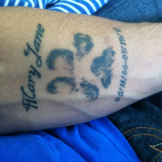 Tattoo Name Mary Jane