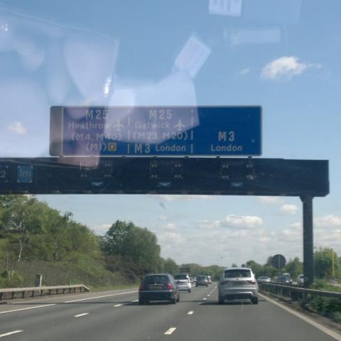 M3 Junction 2 / M25 Junction 12 - Thorpe, Surrey