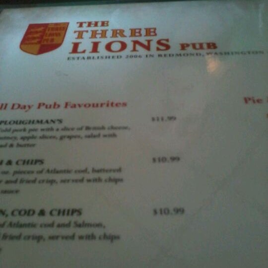 Photos at Three Lions Pub - Pub in Redmond